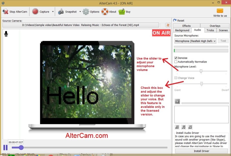 AlterCam FULL Review – Add Fun & Cool Effects your Webcam Video Chat