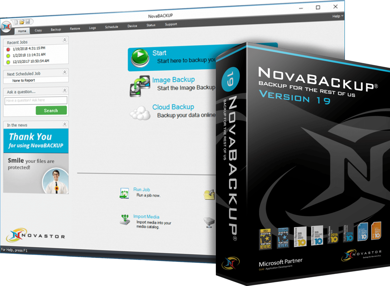 Novastor Nova Backup PC – Fast, Secure & Easy Backup Software