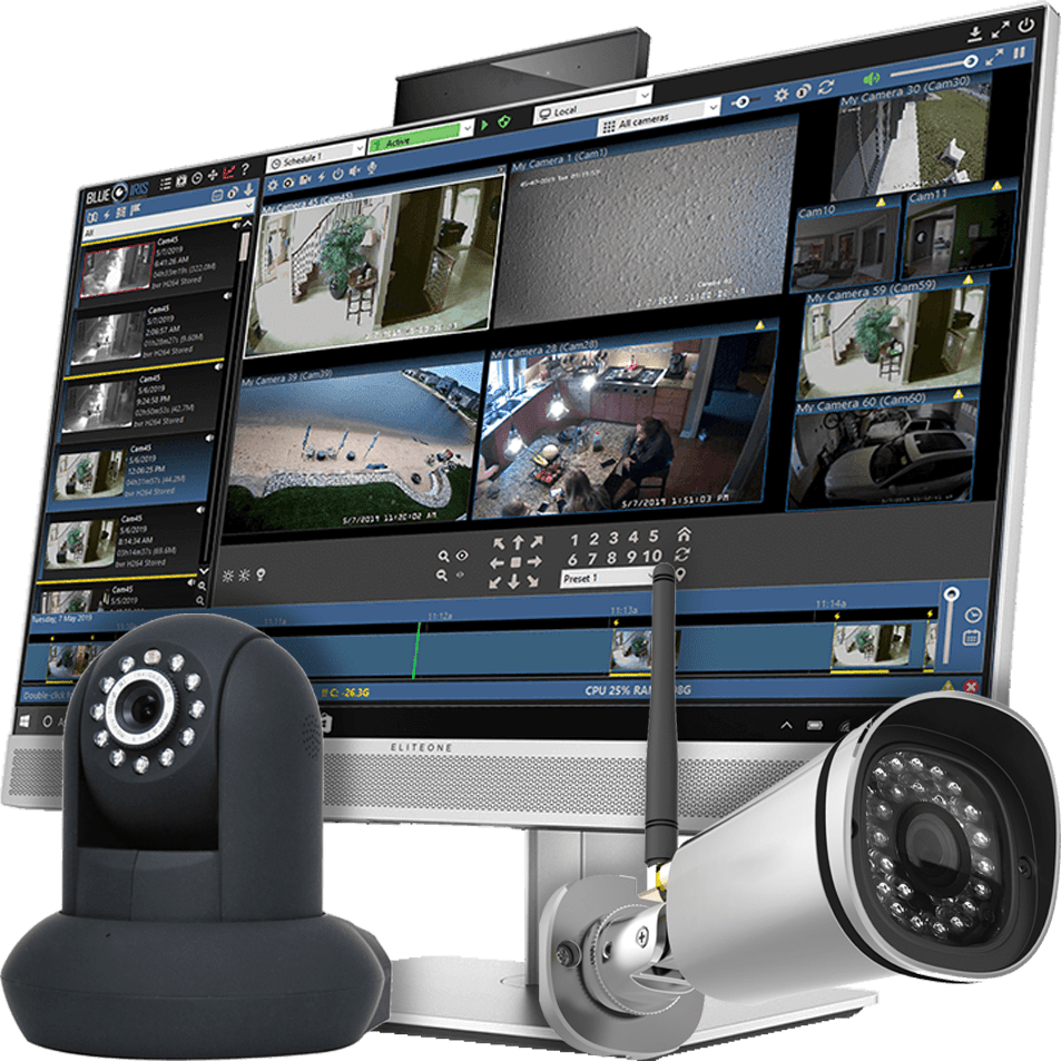 BlueIris Video Security Camera ( New Version ) - Support up to 64 Camera